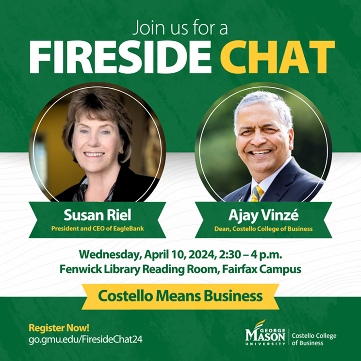 Fireside Chat with Susan Riel, April 10 | Costello College of Business